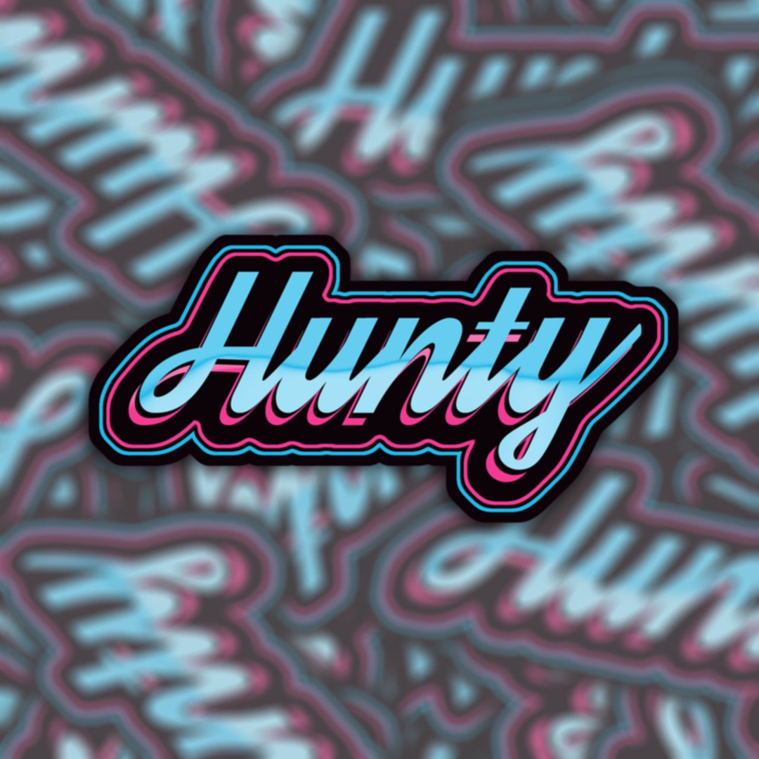 Hunty Sticker or Magnet Die Cut Waterproof Vinyl Sticker or Magnet - Etsy