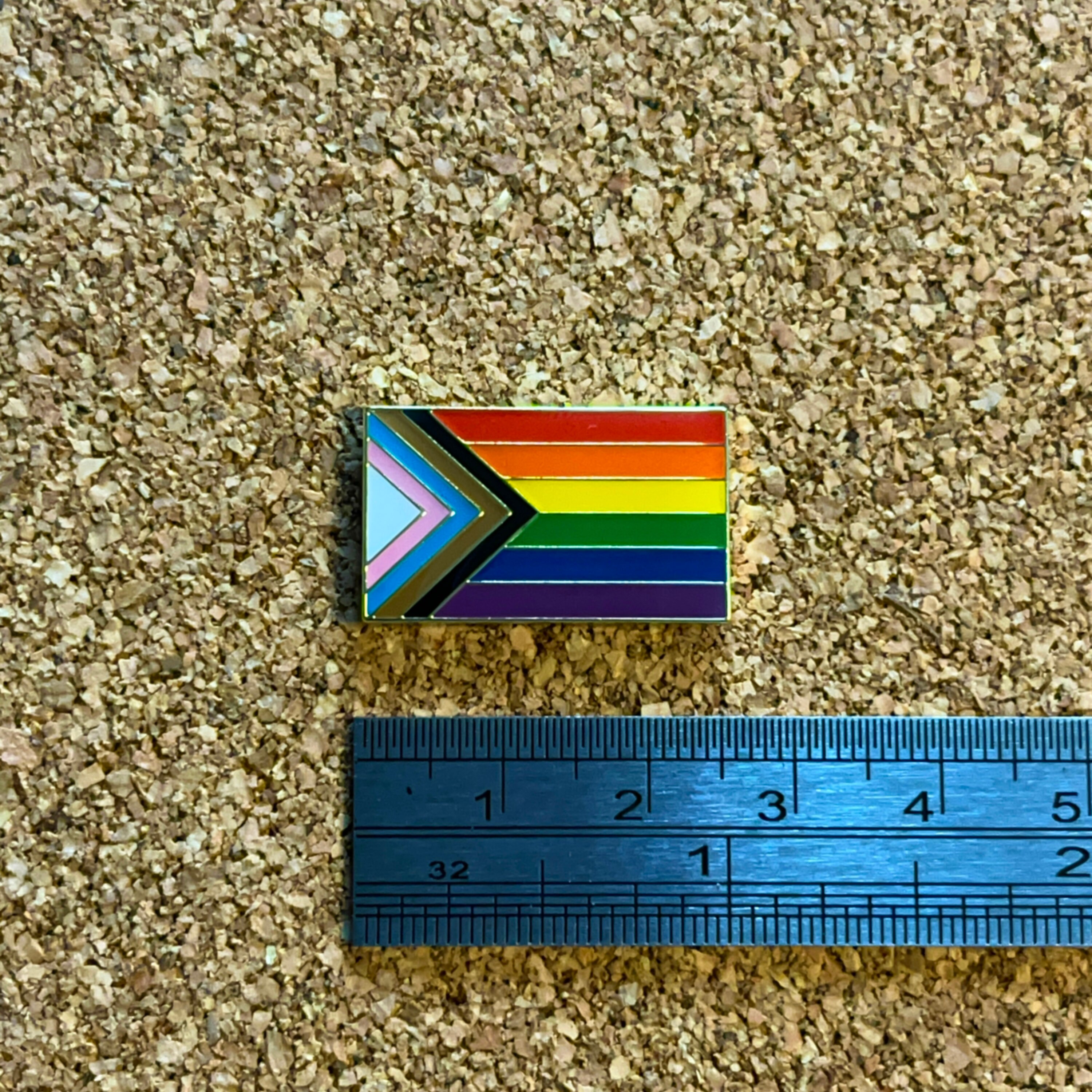 Progress Pride Flag Enamel Pin Lapel Pin Badge LGBTQ - Etsy Canada