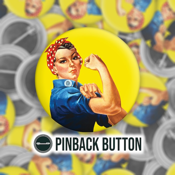 Rosie the Riveter Pin - Etsy