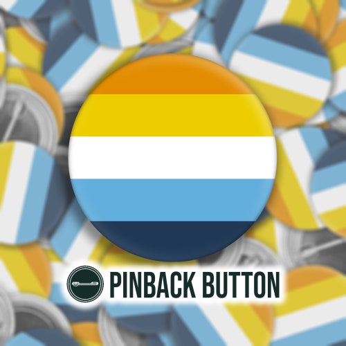 Gender Nonbinary Pride Flag Pin Badge Pinback Button 1 Etsy