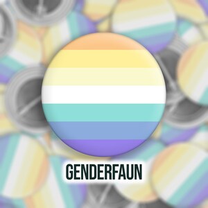 Genderfae & Genderfaun Pins | 1.5" Pinback Button | LGBTQ Pin - Etsy