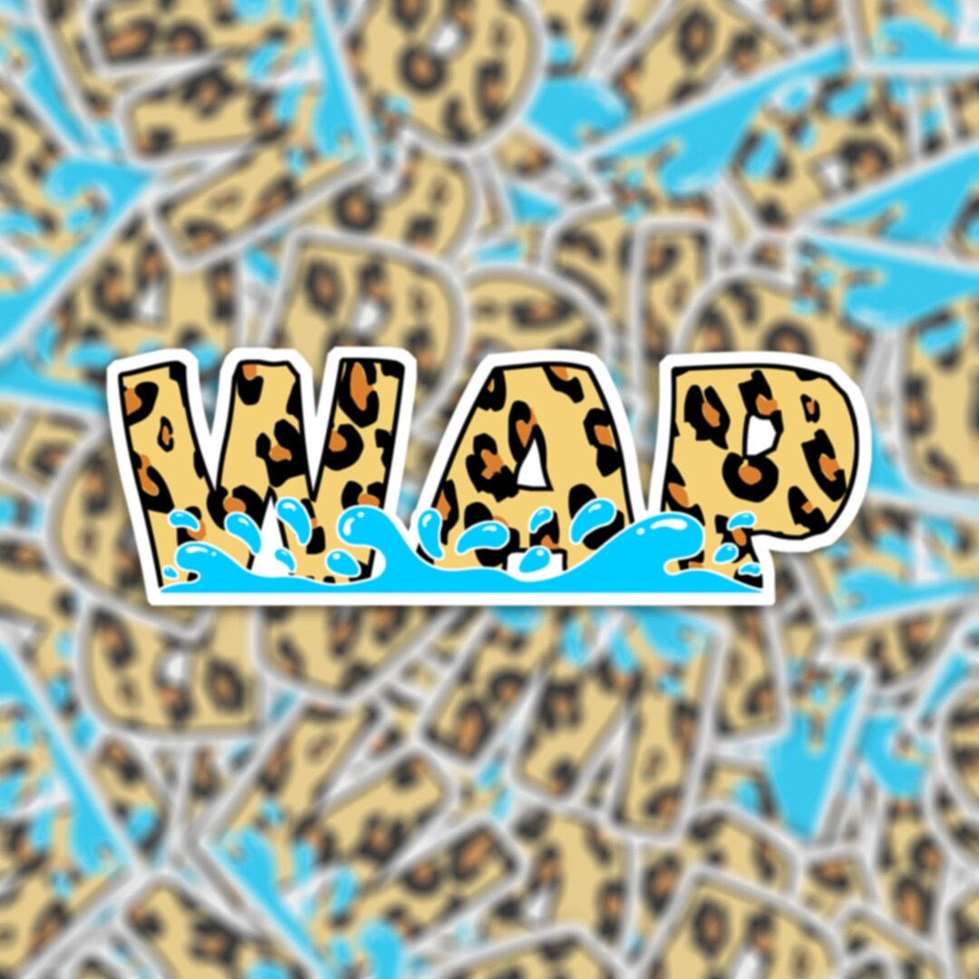 WAP Sticker or Magnet - Cardi B Die Cut Vinyl Waterproof Sticker or ...