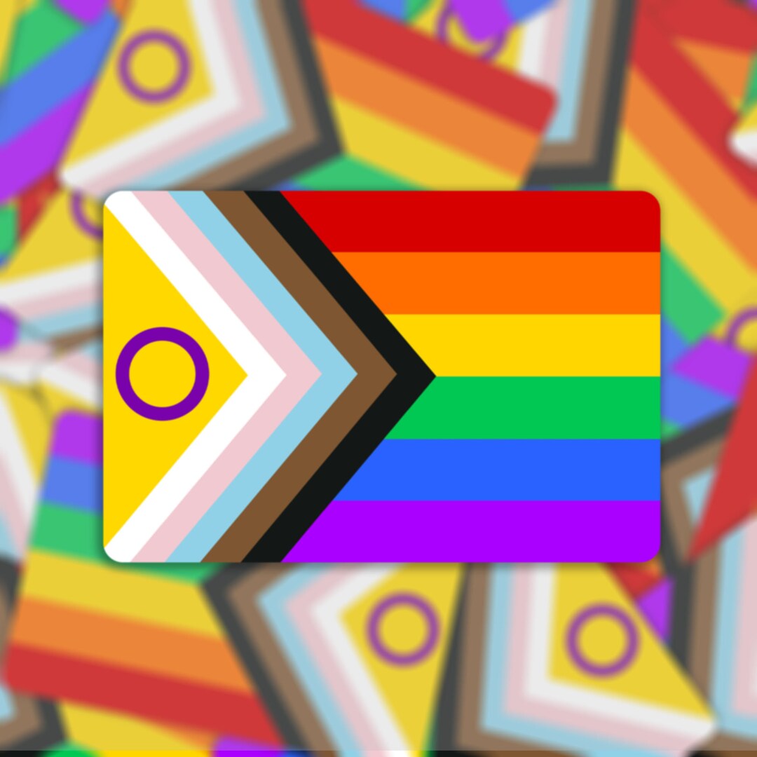 Progress Intersex Inclusive Pride Flag Waterproof Vinyl Sticker | Magnet | LGBTQ Updated | Home ...