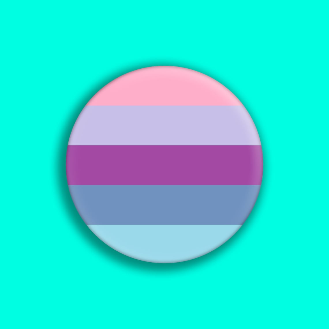 Omnigender Pride Flag 1.5 Button LGBTQ Pinback | Etsy