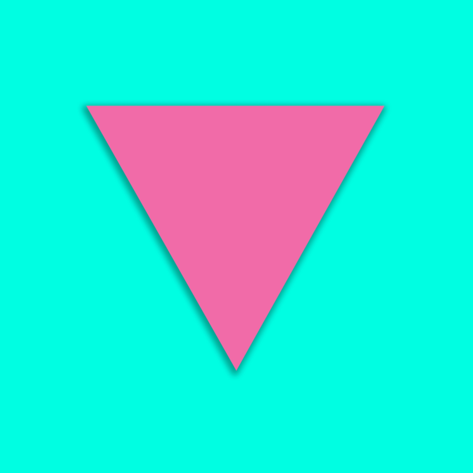 Pink Triangle Sticker or Magnet Die Cut Waterproof Vinyl | Etsy