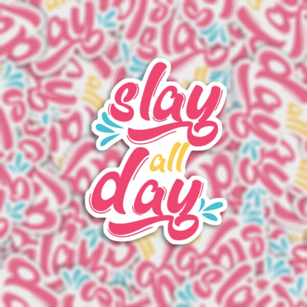 Slay Car Decal - Etsy
