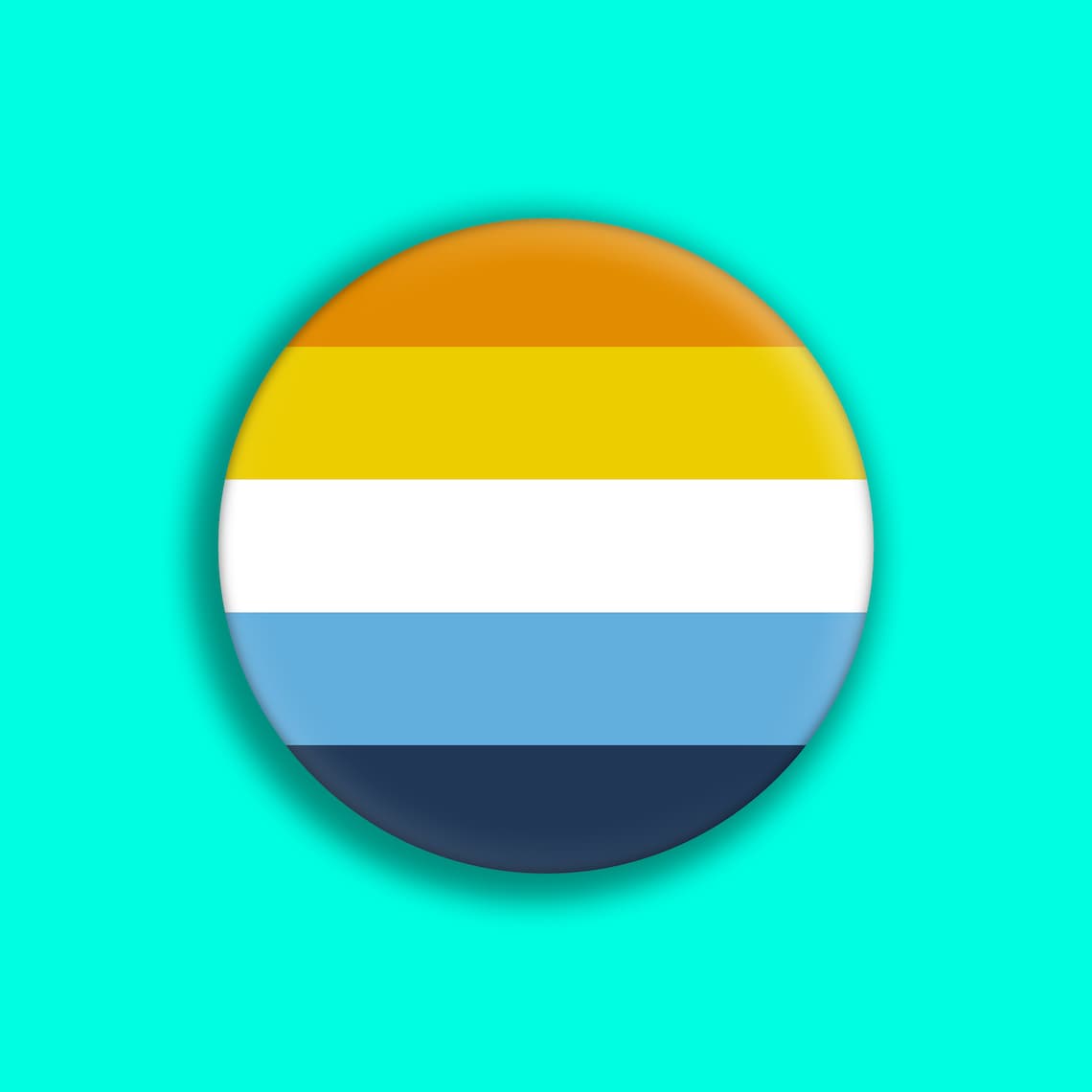Aroace Pride Flag 1 5 Pinback Button Lgbtq 1 5 Etsy