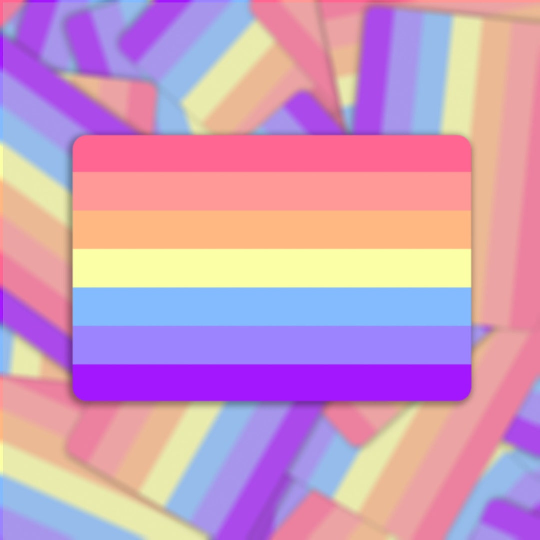Xenogender Pride Flag Sticker - Vinyl Waterproof Sticker | LGBTQ+ ...