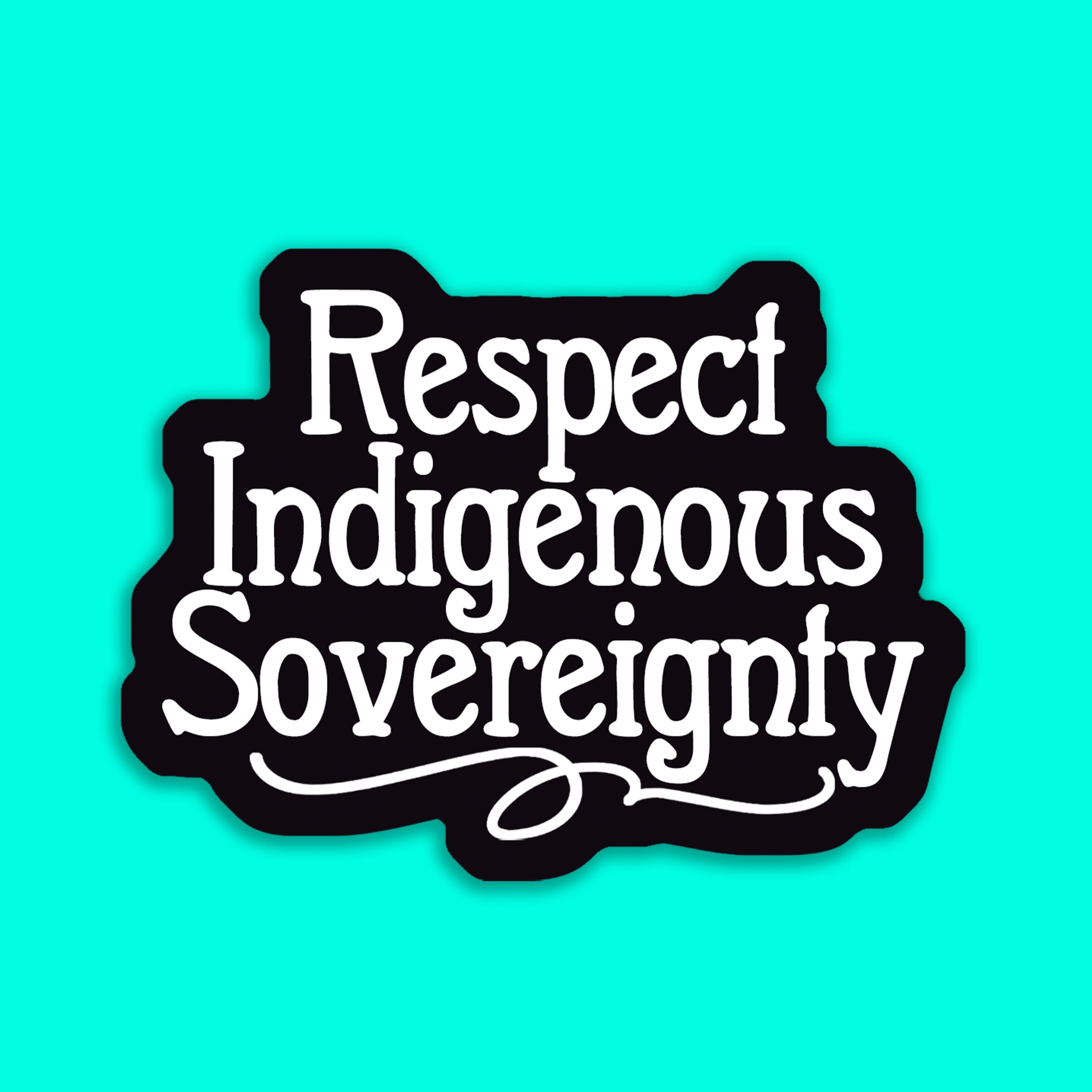 Respect Indigenous Sovereignty Sticker Die Cut Vinyl | Etsy