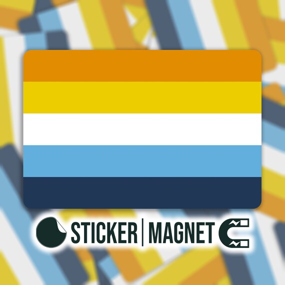 Aroace Pride Flag Sticker or Magnet Die Cut Vinyl Waterproof - Etsy