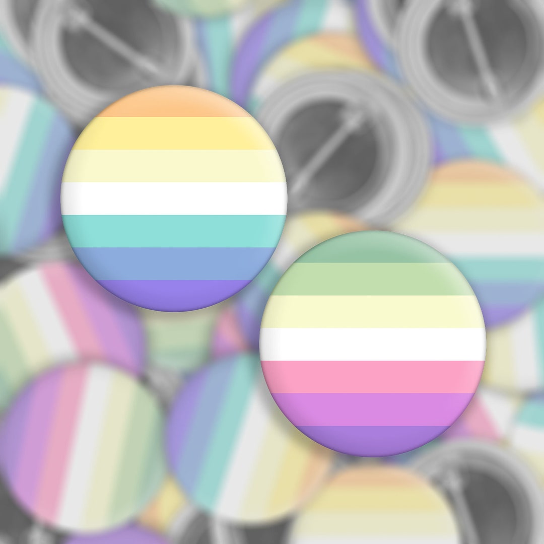 Épingles Genderfae et Genderfaun Bouton Pinback de 1,5 po Épingle LGBTQ ...
