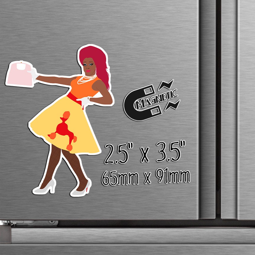 Bob the Drag Queen Purse First Sticker or Magnet Waterproof | Etsy