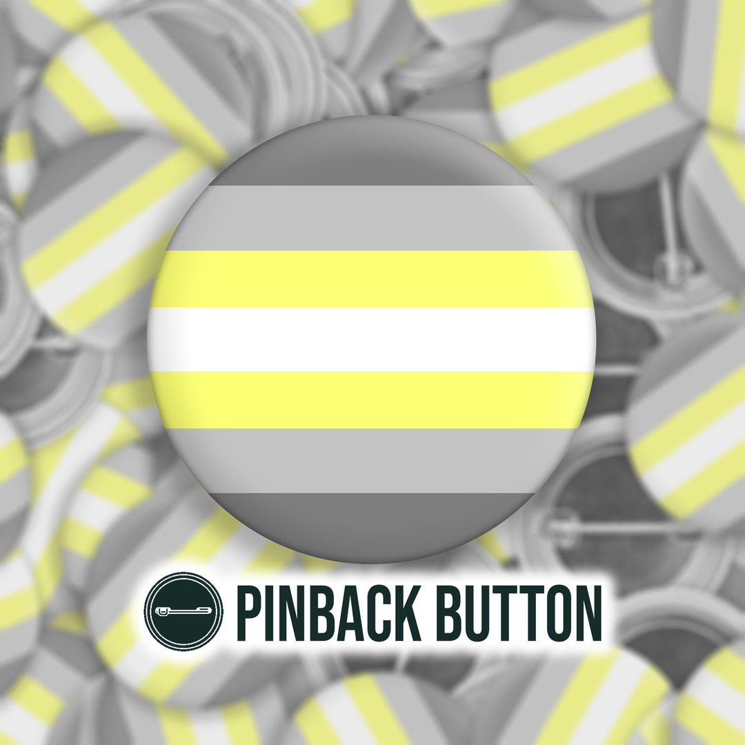 Deminonbinary Pride Flag 1.5 Button Set LGBTQ 1.5 - Etsy