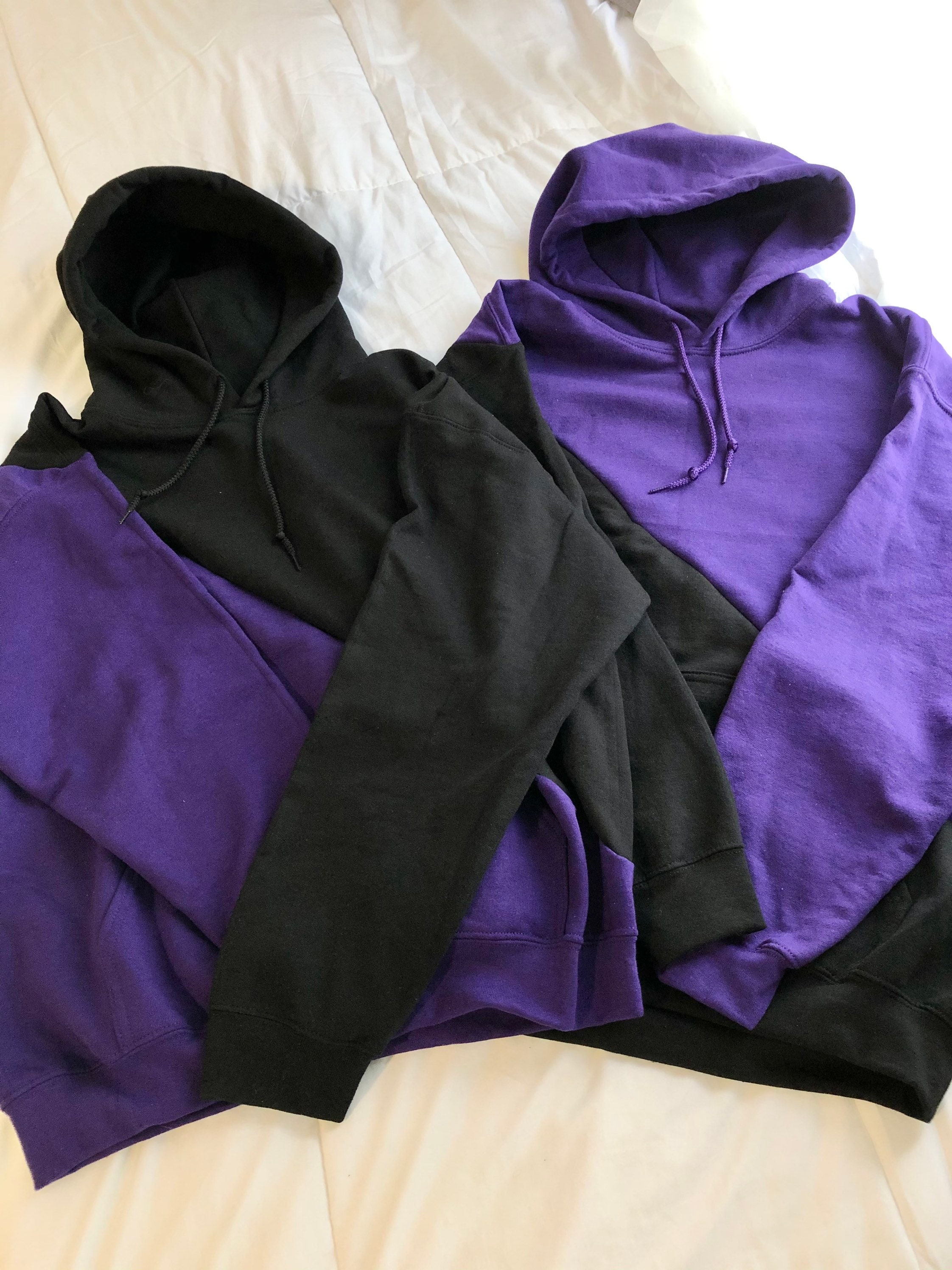 Custom Diagonal Colorblock Hoodie Two Tone Custom Hoodie | Etsy