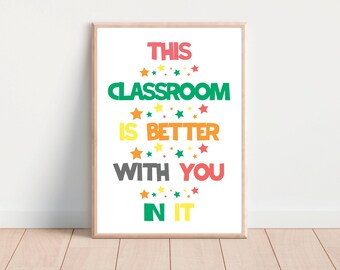 Learning Poster Kids Education Prints EXCLUSIVE DESIGNS - Etsy