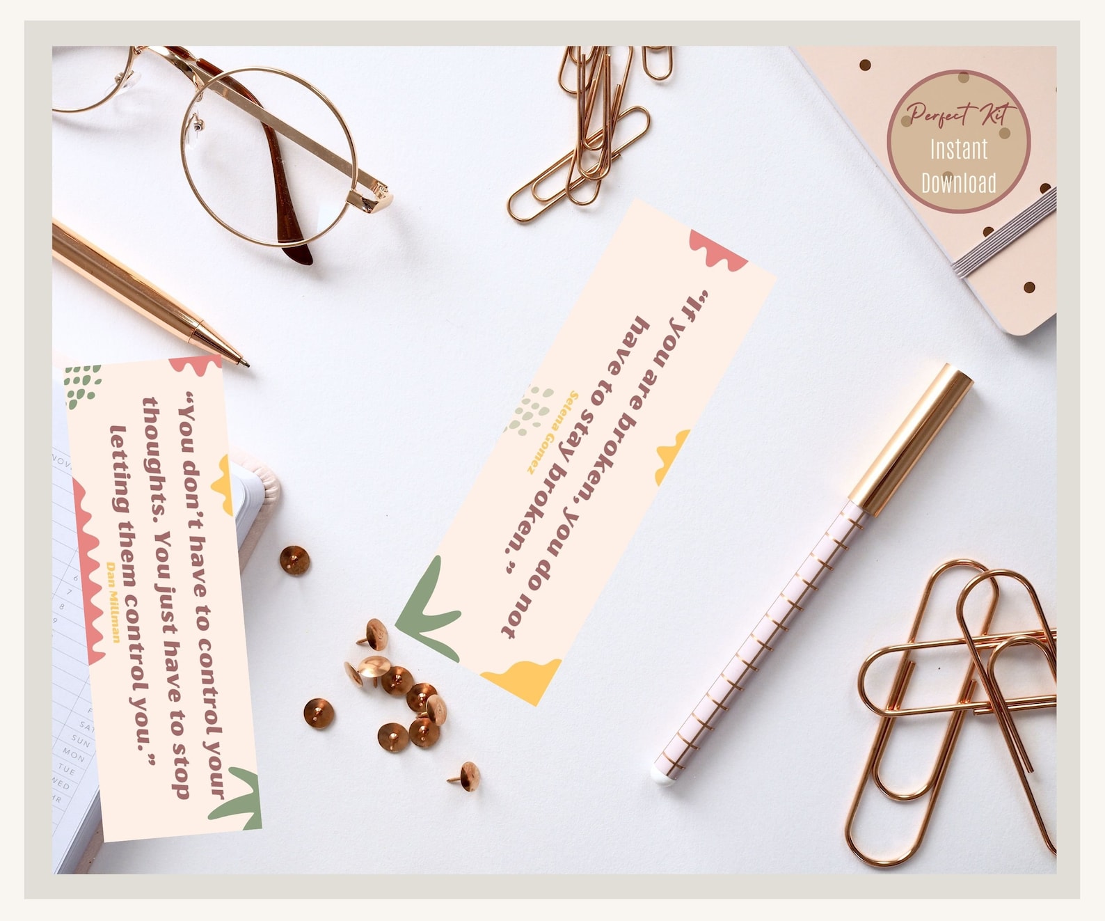 Mental Health Bookmarks for Book Lover, Mental Health Awareness ...