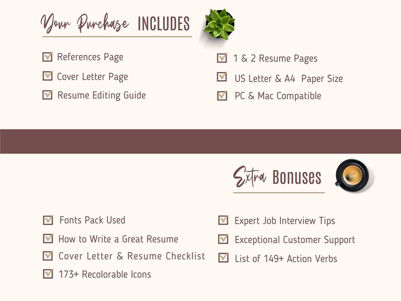 Resume Template With Photo, Two Pages Resume, Master Resume ...