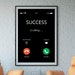 Success is Calling You Motivational Wall Art Motivational - Etsy