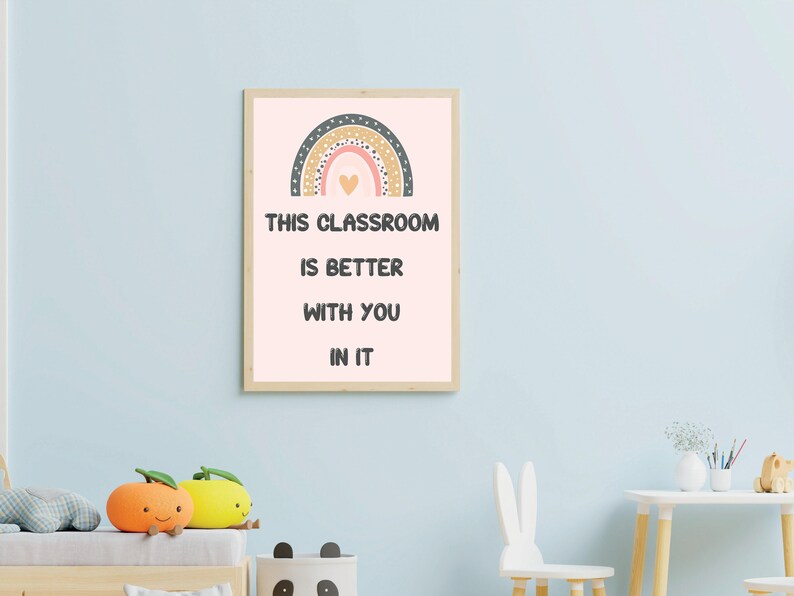 This Classroom is Better Because You Are in It Poster - Etsy