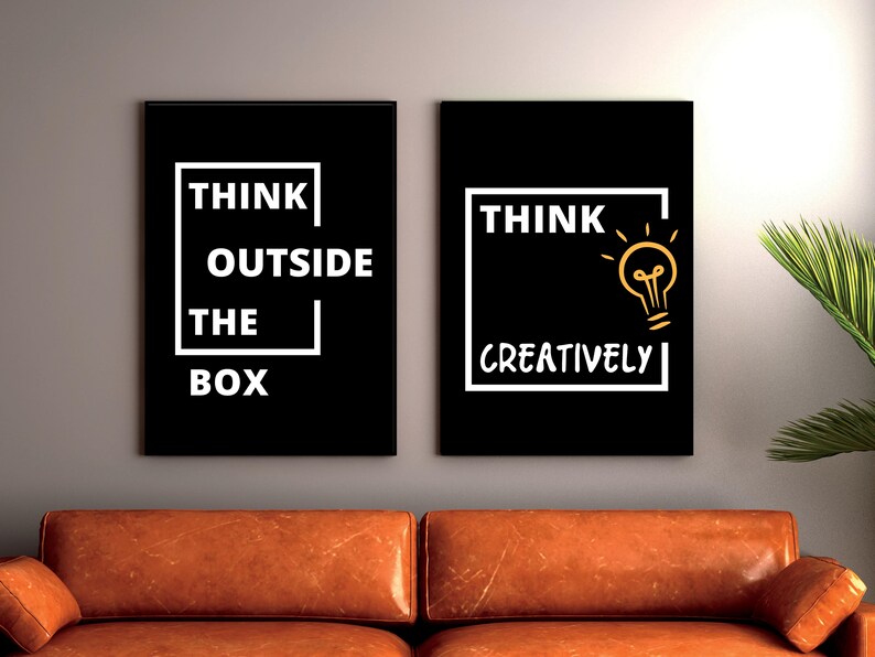 Think Outside the Box Prints, Think Outside the Box Poster, Think ...
