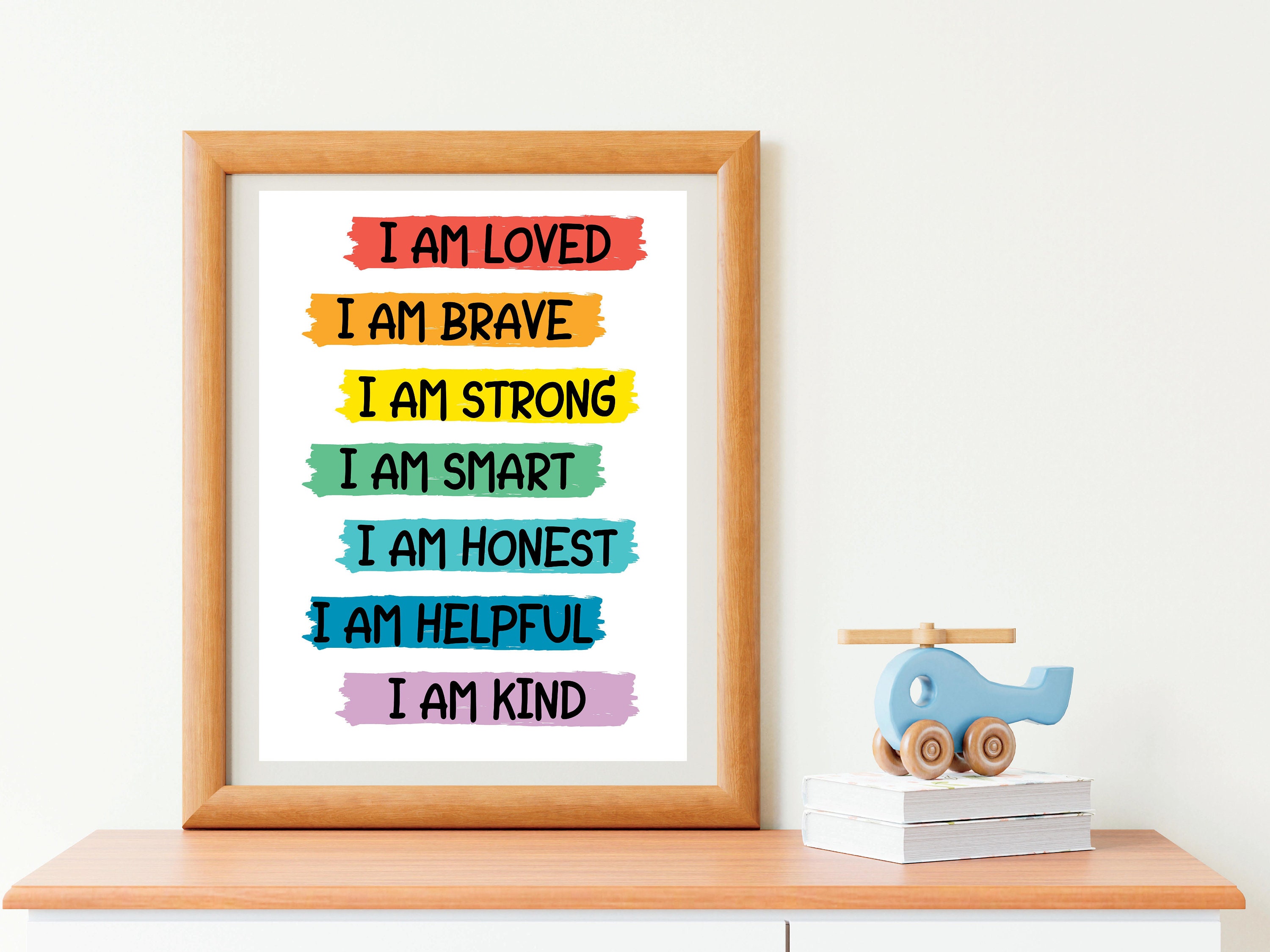 Affirmation Sign for Kids, Classroom Affirmation Poster, Nursery ...