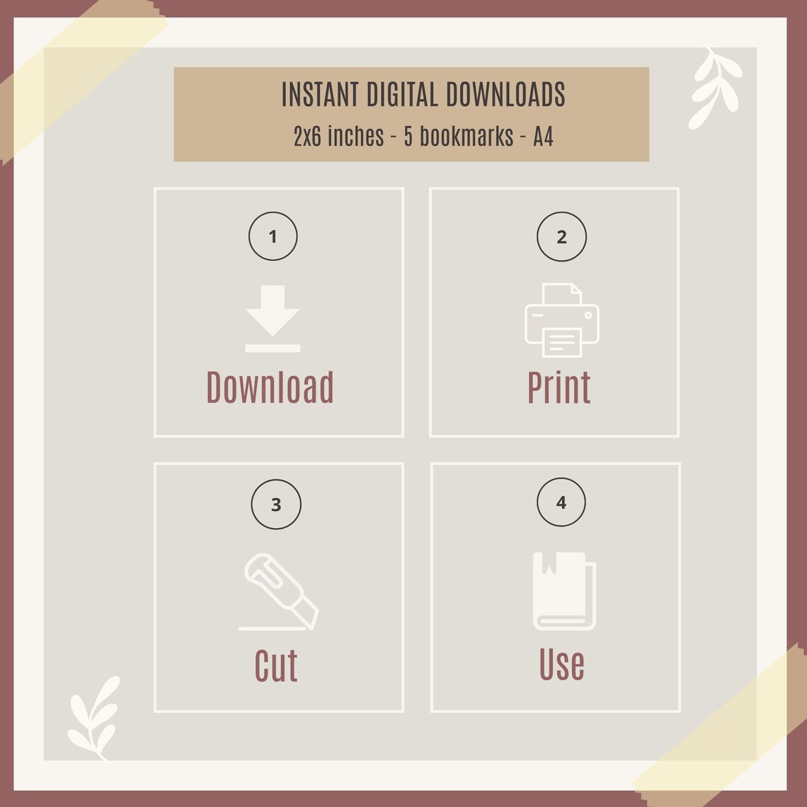 Mental Health Bookmarks, Gift for Book Lover, Encourage A Positive ...