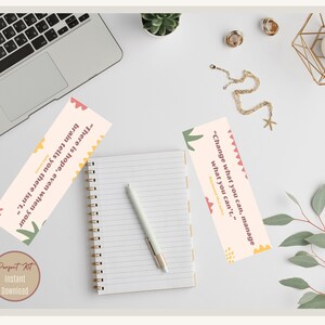 Mental Health Bookmarks for Book Lover, Mental Health Awareness ...