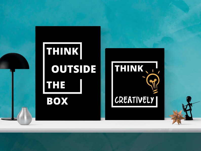 Think Outside the Box Prints, Think Outside the Box Poster, Think ...