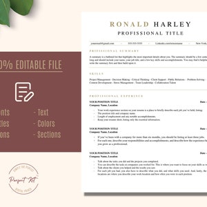 ATS Friendly Resume, Ata Resume Word, Ats Resume and Cover Letter, ATS ...