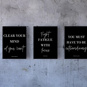 Gym Decor Wall Art, Set of 8 Exercise Room Decor, Gym Printable Wall ...