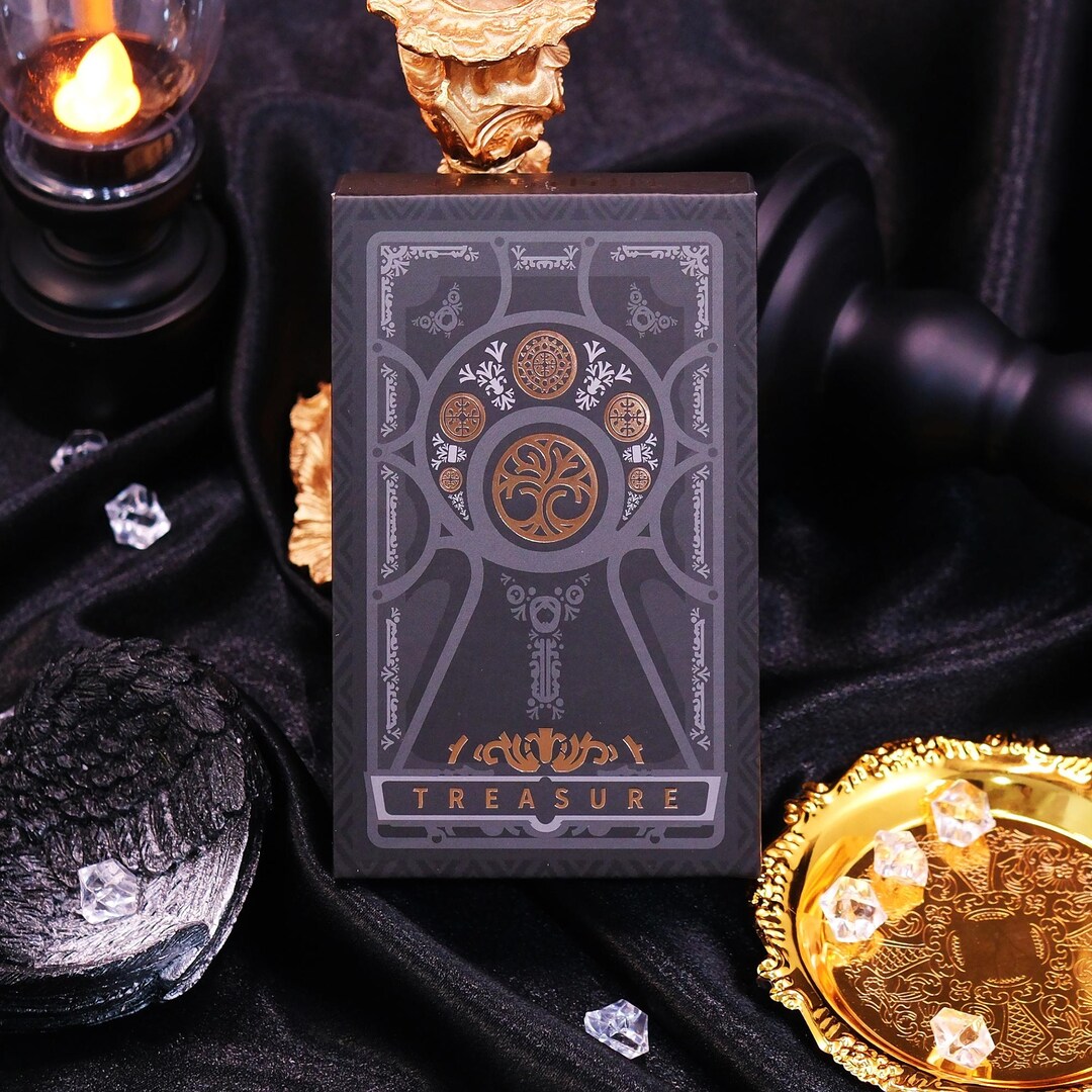 Treasure Tarot Rider-waite Nocturnal Mysteries Vintage Comic Style Line ...