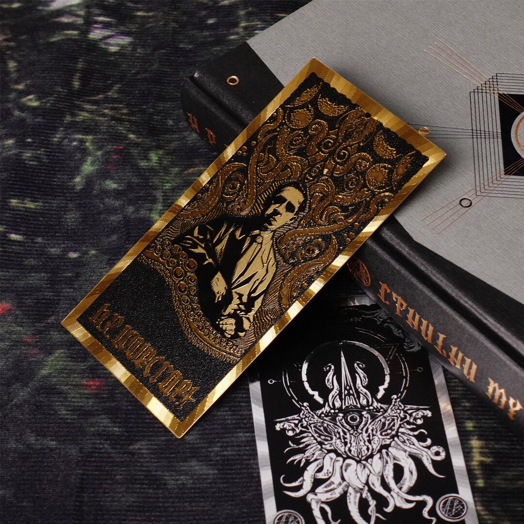 Bookworms From Shaggai Cthulhu Mythos Foil Bookmarks Gold Silver ...