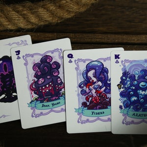 Arkham Archives Cthulhu Mythos Playing Cards Lovecraft Creepy Cute ...