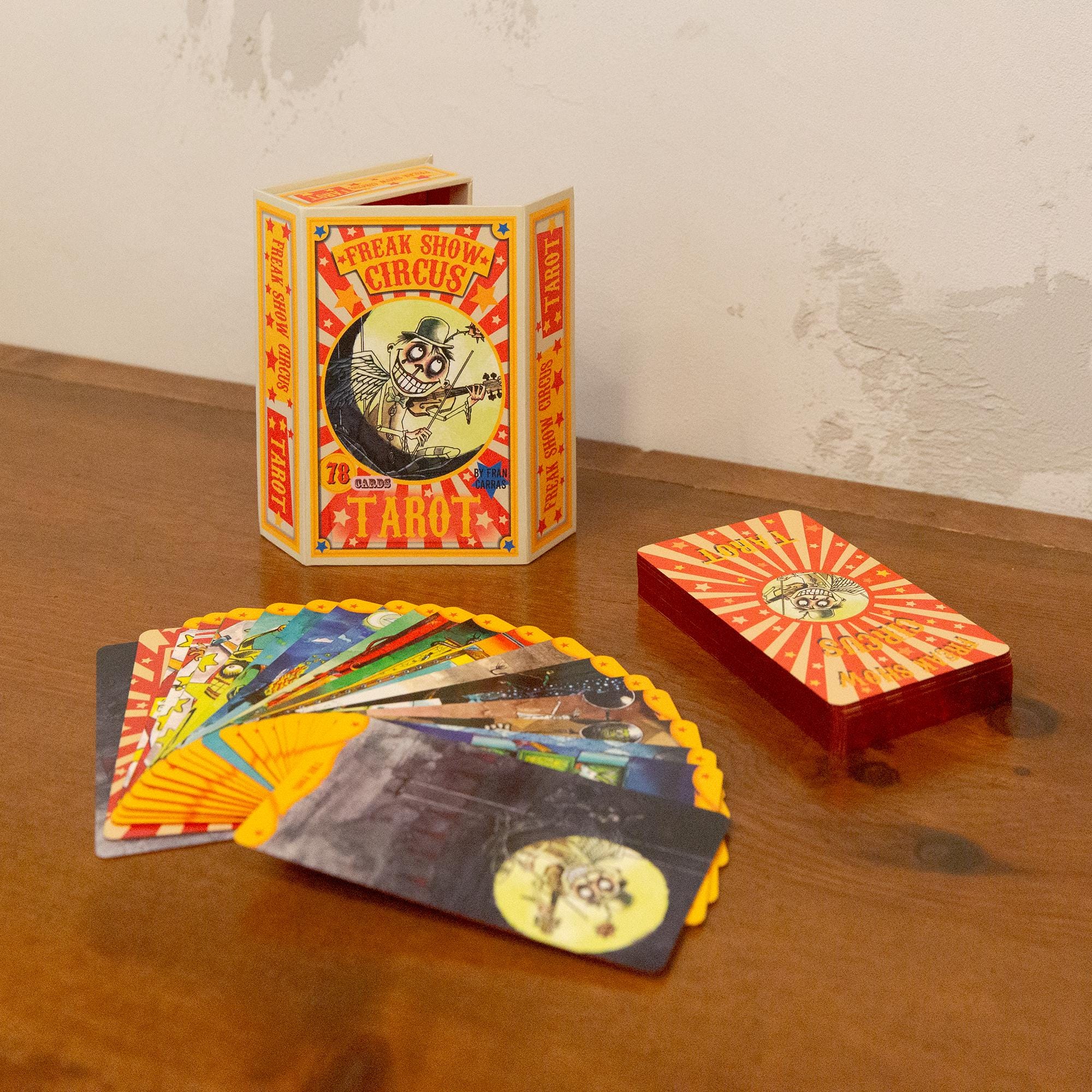 Freak Show Circus Tarot Rider-waite Spiritual Extravaganza Clowns ...