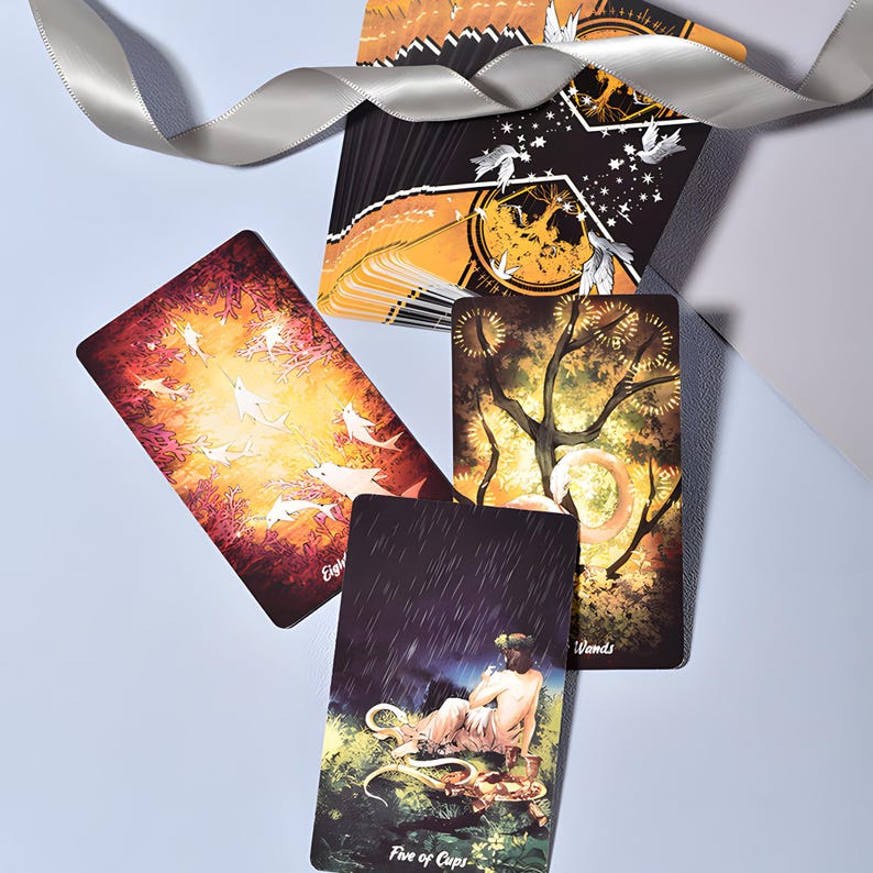 The Radiant Essence Tarot – Greek Myth Rider Waite Deck | Deluxe Gold ...