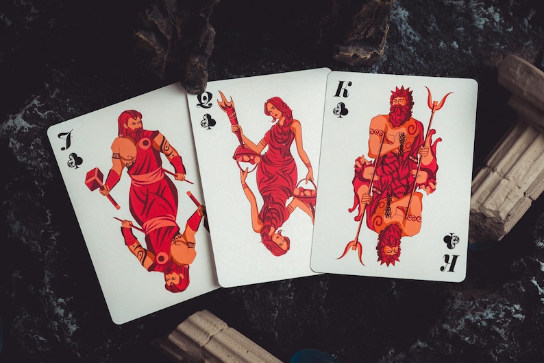 Atlantis Fire & Sea Playing Cards Standard Duo Myth-inspired Cardistry ...