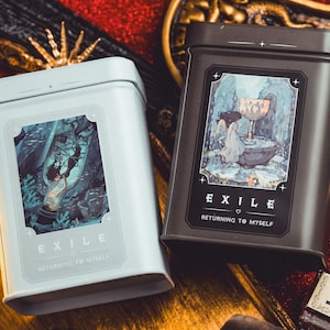 Exile Tarot by Chun Wei Huan RWS Dual Designs Bittersweet Journey of Growth Identity Building ...