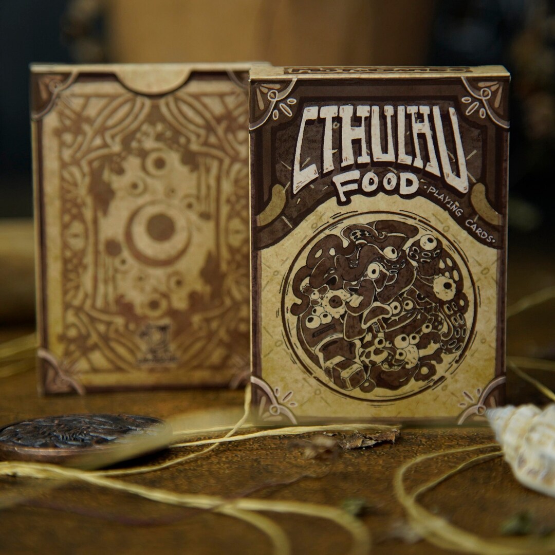 Cthulhu's Feast Playing Cards Lovecraftian Food-themed Poker Creepy ...