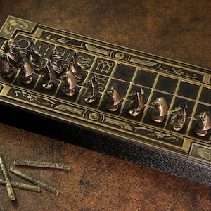 Senet Ancient Egyptian Board Game Abstract Strategy 2-player Ages 6 ...