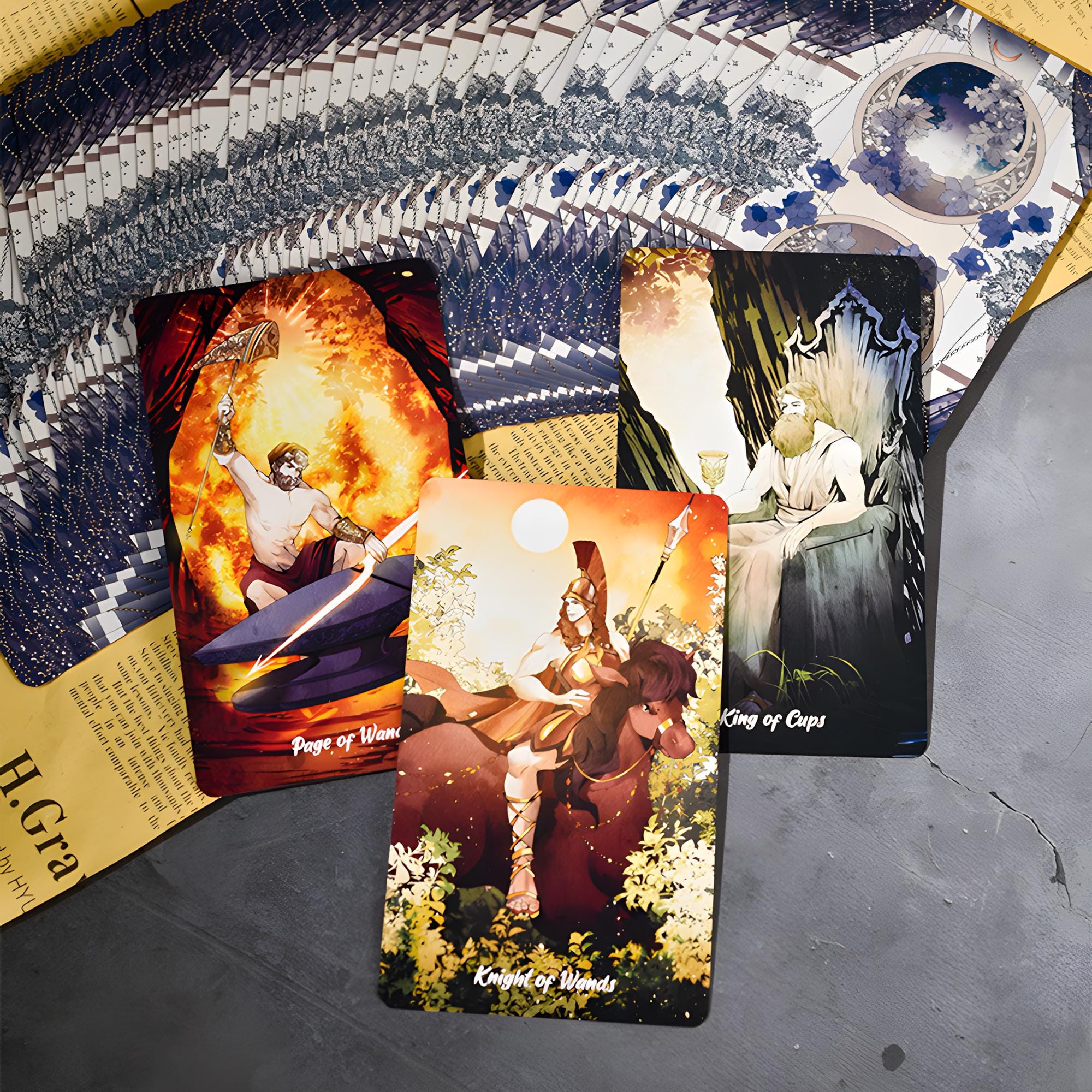The Radiant Essence Tarot – Greek Myth Rider Waite Deck | Deluxe Gold ...