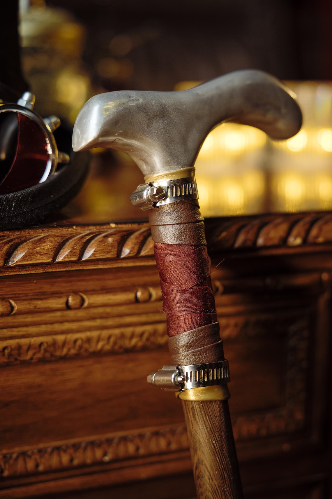 Lord of Mysteries Klein Series Handcrafted Steampunk Wooden Cane ...