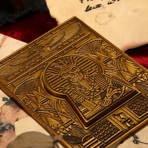 Egyptian Mythology Cardistry Playing Cards Metal Collectibles Exotic ...