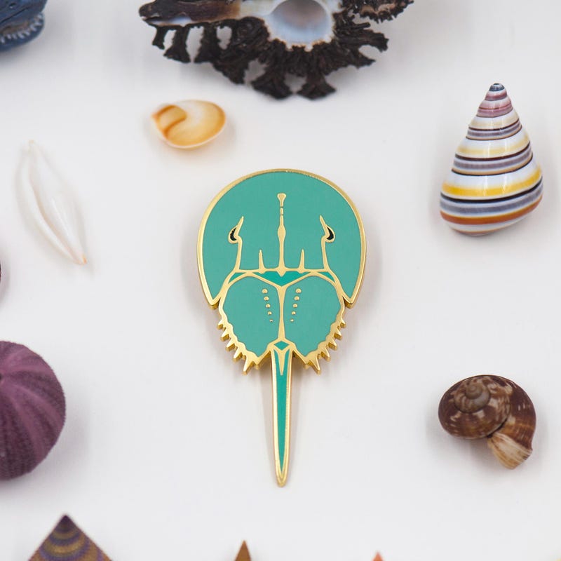 Crab Pin - Etsy
