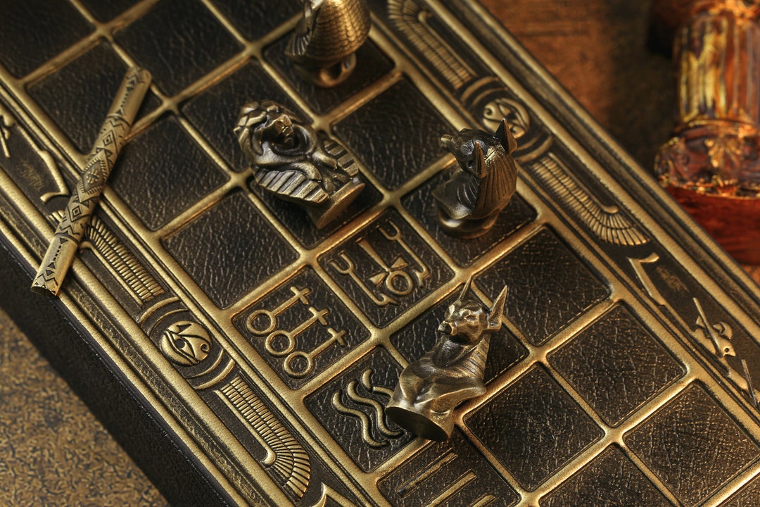 Senet Ancient Egyptian Board Game Abstract Strategy 2-player Ages 6 ...