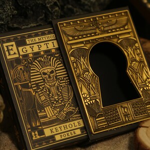 Egyptian Mythology Cardistry Playing Cards Metal Collectibles Exotic ...