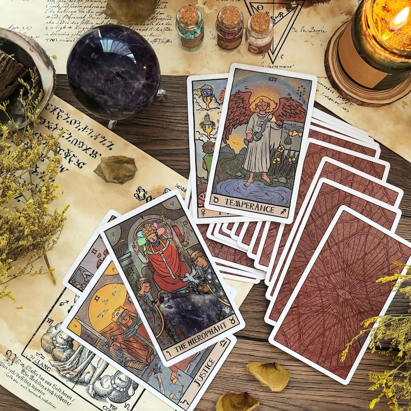 Akashic Tarot Card Deck - Etsy