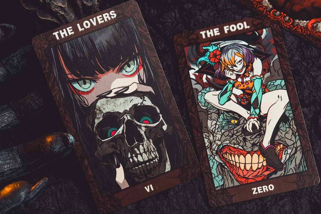 Soul Splash Tarot Rider-waite Comic Art Custom Illustrations Japanese ...