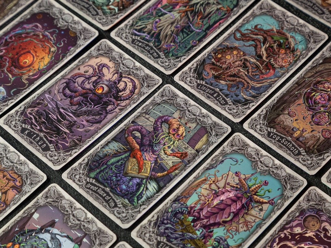 Gaze of the Pantheon Cthulhu Mythos Art Cards Character Cards - Etsy