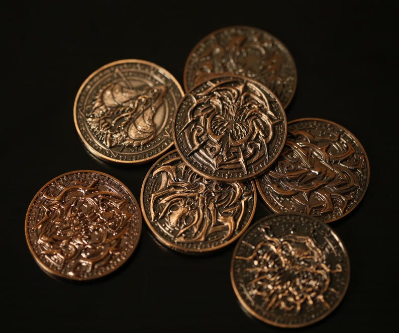 Seven Deadly Sins Collectible Metal Coins Seasons I & II Fantasy ...