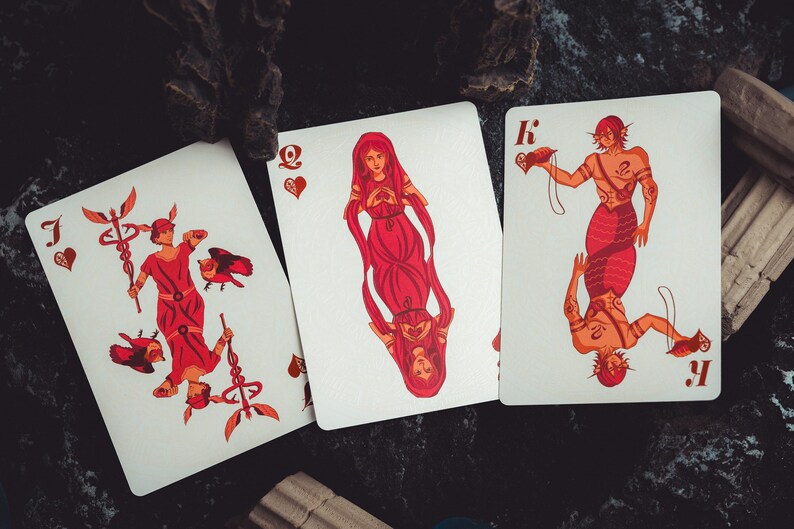 Atlantis Fire & Sea Playing Cards Standard Duo Myth-inspired Cardistry ...